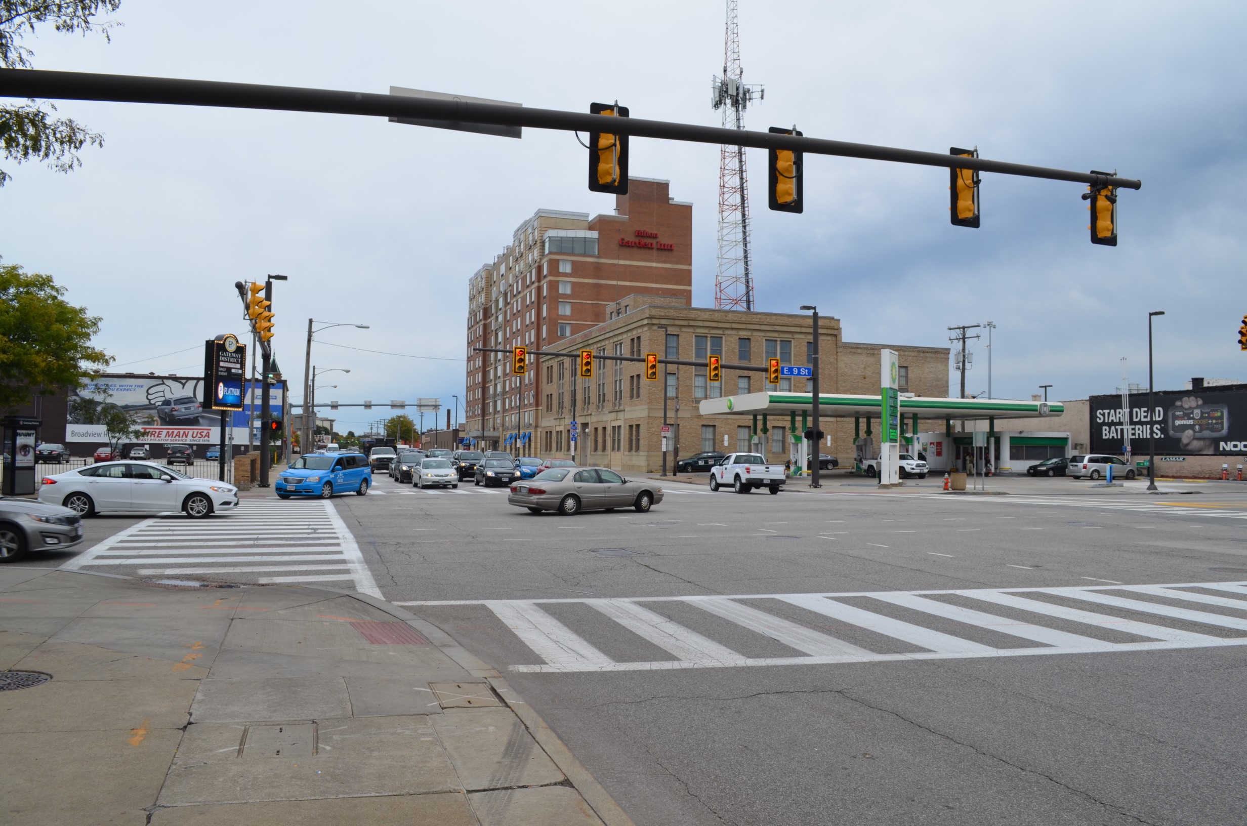 Locations Hub - Downtown Cleveland - Street View (Carnegie to E 14th St)